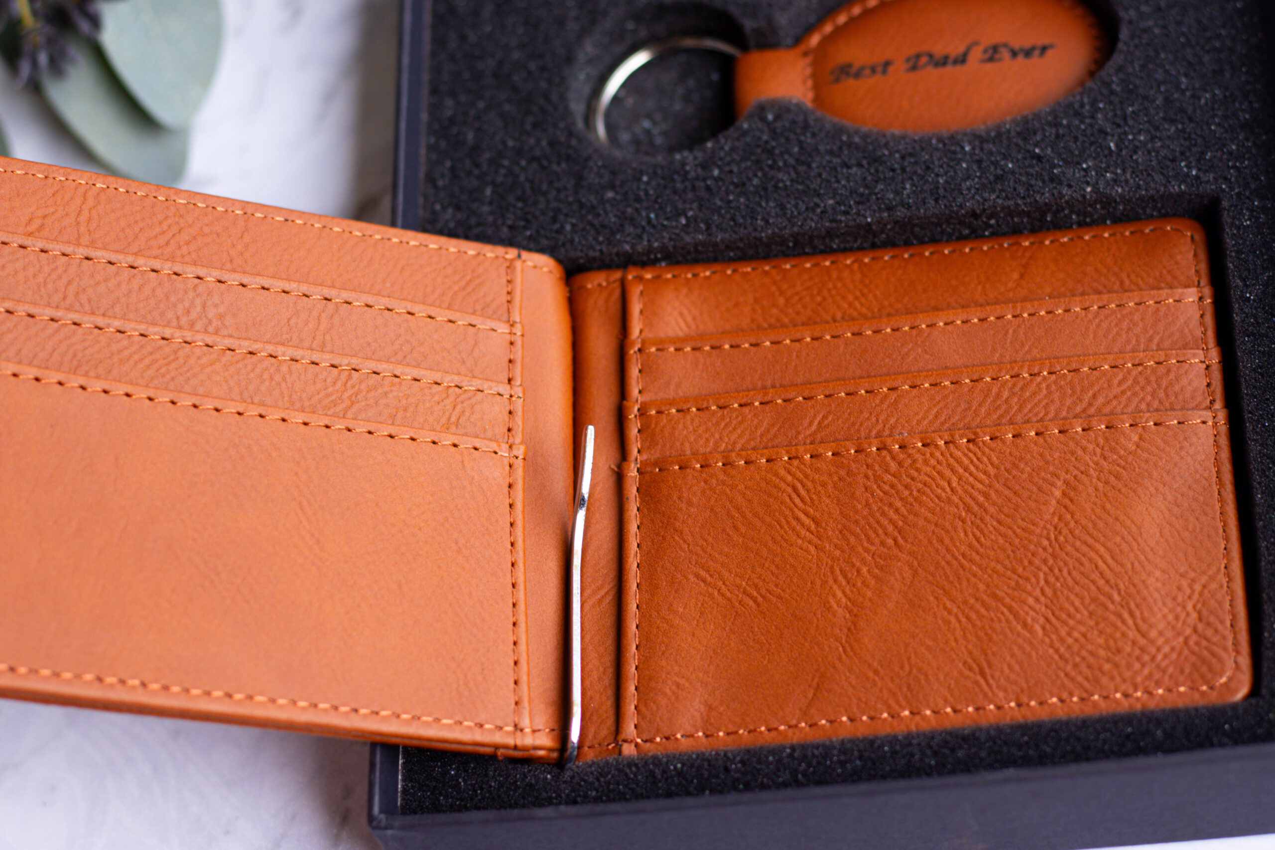Personalised Leatherette Gift Set | Engraved - The Place